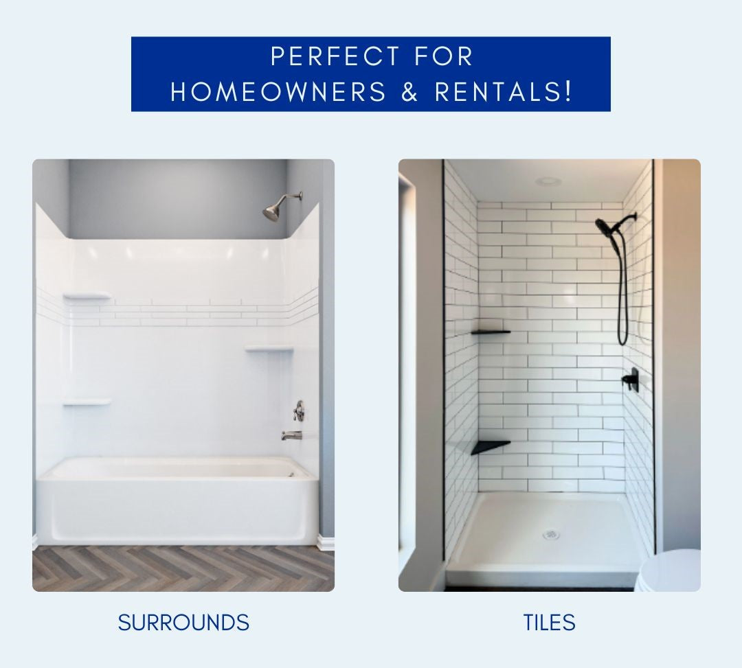 Ekopel Roll On Bathtub Refinishing Kit, No Odor, No Peel Gloss Finish ...